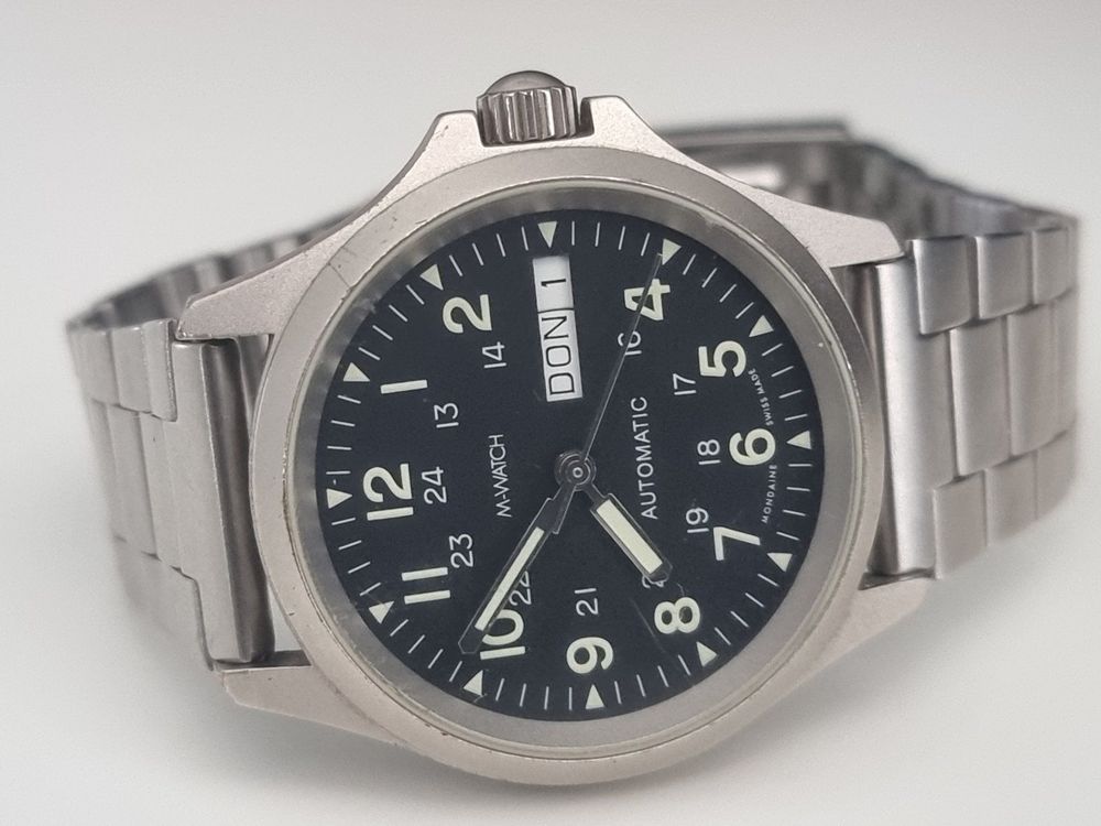 Mondaine M-Watch Uhr Automatic 36 mm | Kaufen auf Ricardo