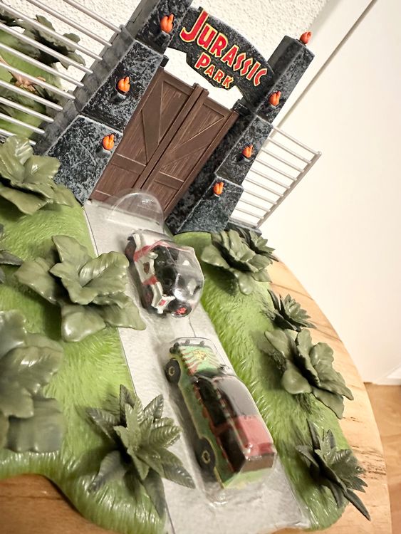 Jurassic Park 30th Anniversary micro Nano Diorama die-cast (Neu (gemäss ...