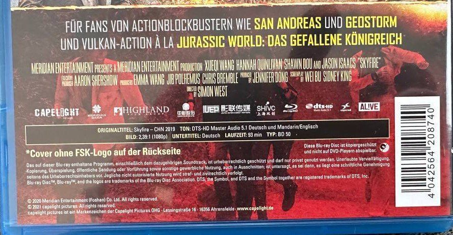 Skyfire - Blu-ray Action-Spektakel vom Regisseur von Expe... (Gebraucht ...