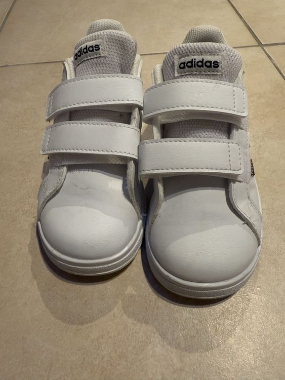 Baskets Adidas blanches à scratch enfant | Kaufen auf Ricardo