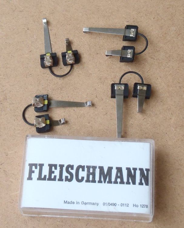 4x Fleischmann Anschlussklemmen 2-pol HO/OO Messing-Gleis | Kaufen auf ...