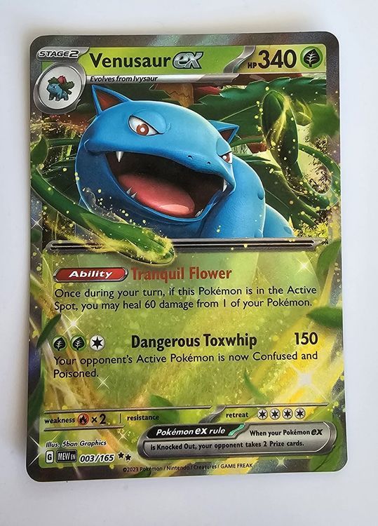 Venusaur ex 003/165 - Set 151 ENGLISH (Neu (gemäss Beschreibung)) in ...