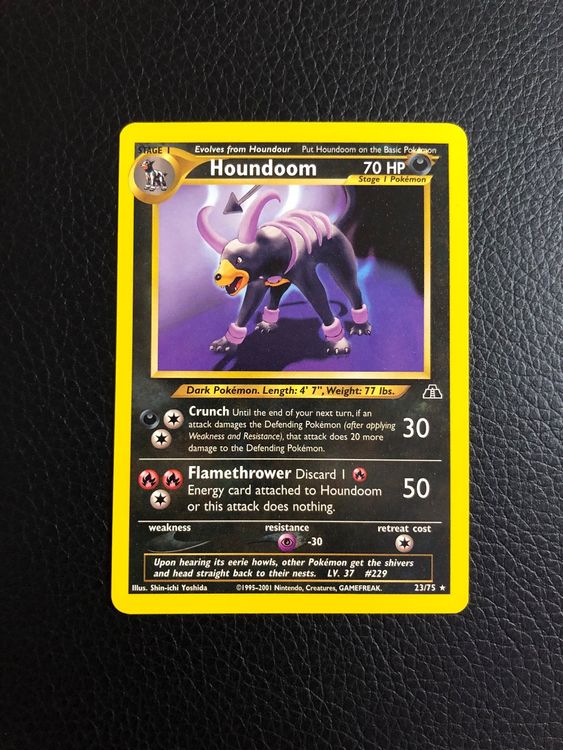 Neo Discovery Houndoom rare 23/75 NM Ab 1 | Kaufen auf Ricardo