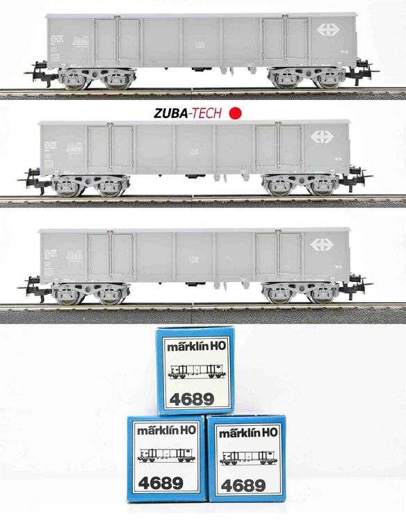 Märklin 3x 4689 Hochbordwagen SBB H0 WS (D'occasion) à St. Gallen pour ...