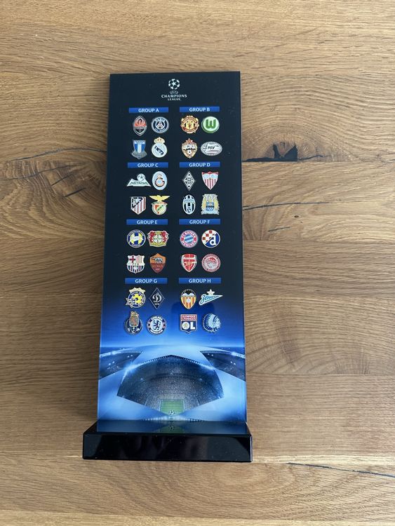 UEFA Champions League Pins 2015/16 Limited Edition Pin Wall (Gebraucht ...