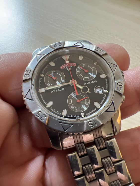 Certina Attack Chronograph 38 mm Quarz (Gebraucht) in Pfeffingen für CHF 39 – mit Lieferung auf ...