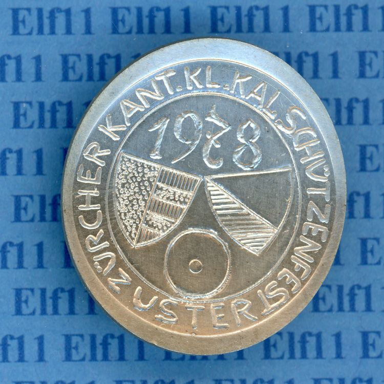 CHm___0.00 1978 Kant.Kl.-Kaliber-Sch.-F. Uster stgl Medaille (Neu (gemäss Beschreibung)) in ...