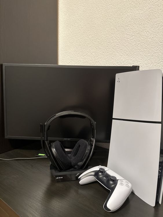 PS5 mit Controller, Astro A50, ASUS Monitor (Neu (gemäss Beschreibung ...