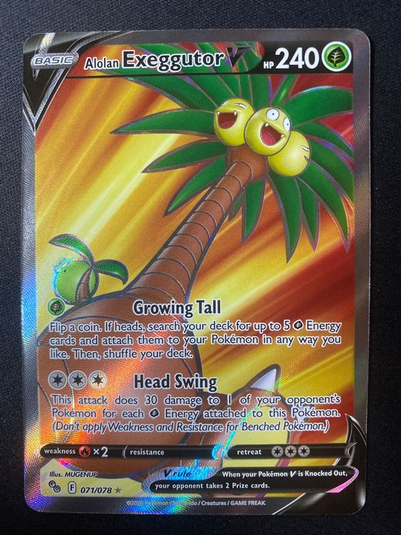 Alolan Exeggutor V 71 - Alola-Kokowei V - Pokémon GO - EN (Neu (gemäss ...