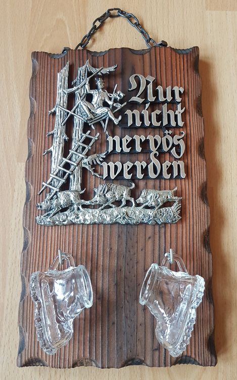 SPRUCH-BILD NUR NICHT NERVÖS WERDEN (Gebraucht) in Sax für CHF 9 – mit Lieferung auf Ricardo kaufen