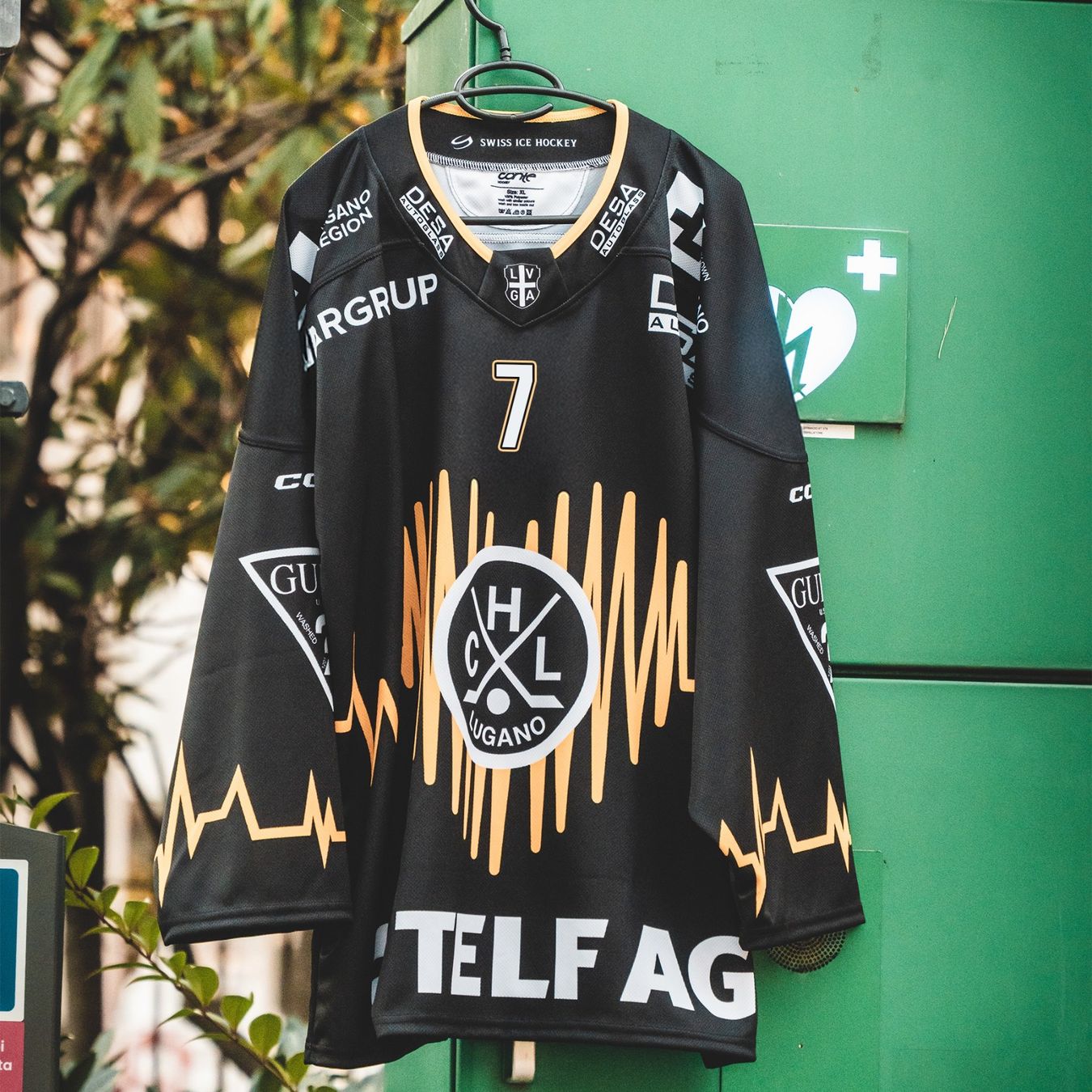 #7 Ramon Tanner - 25/26 Charity Jersey HC Lugano (Gebraucht) in Pregassona für CHF 295 – mit ...