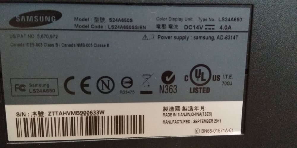 Monitor Samsung SyncMaster SA650 24 Zoll (Gebraucht) in Chur für CHF 28 ...