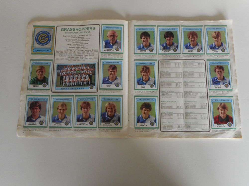 Panini Football Album 83/1983 komplett SFV-ASV (Gebraucht) in Cham für ...