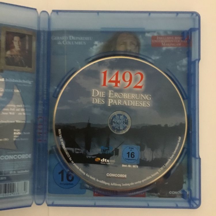 📀 1492 Die Eroberung des Paradieses Blu Ray 📀 (Neu (gemäss Beschreibung)) in Blauen für CHF 24.9 ...