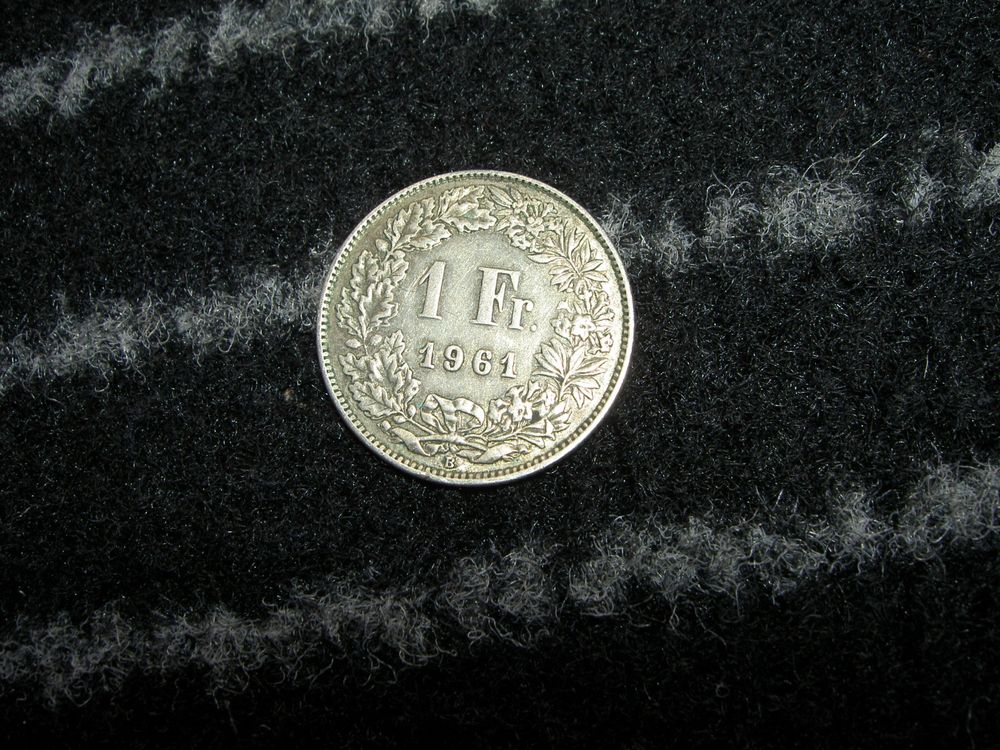 Schweizer Silbergeld, 2-Fr. 2x1-Fr. 2x50-Rp. ab 1946 - 1966 (Gebraucht) in Schafisheim für CHF ...