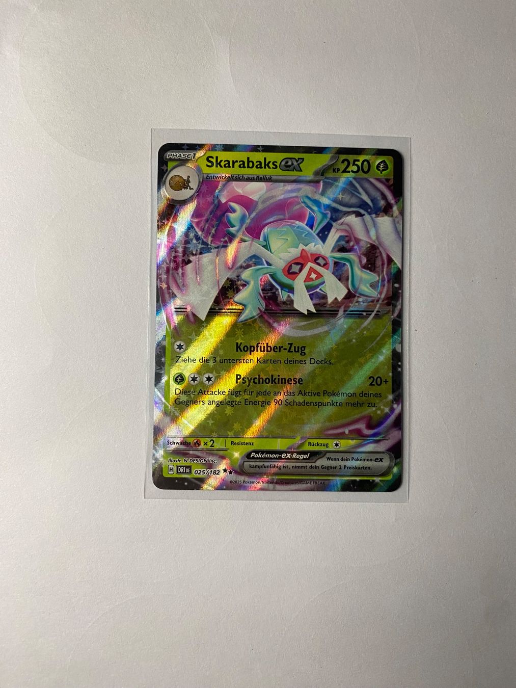 Ab 1.- DE Pokemon DRI 》Skarabaks EX 025/182 (Gebraucht) in Appenzell ...