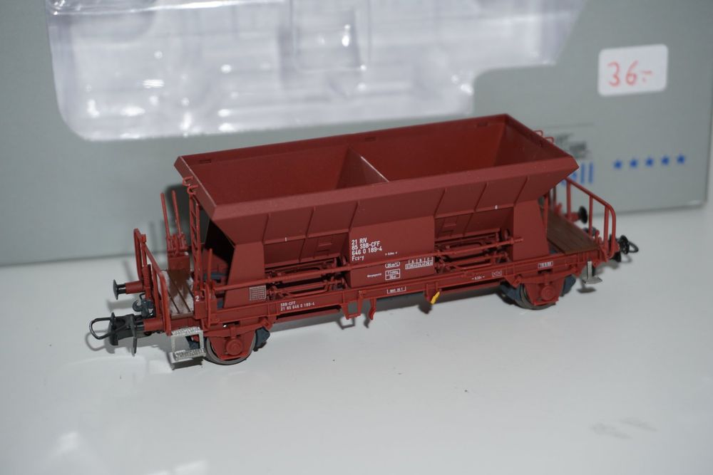 RailTop 41810 - SBB Schotterwagen H0/DC (Gebraucht) in Matten b. Interl für CHF 52 – mit ...