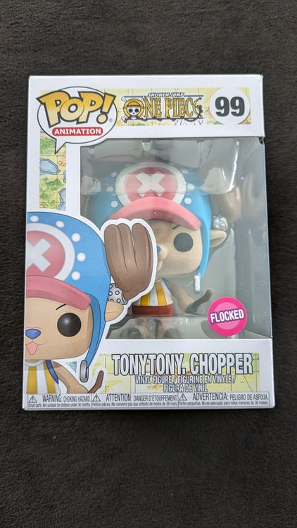 Funko Pop! One Piece - Tony Tony Chopper #99 Flocked (Neu und ...