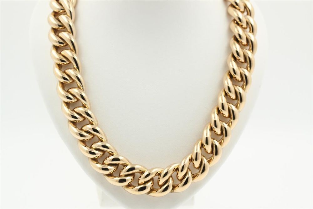 Massives Panzer Collier 18K Gold *S3774 | Kaufen auf Ricardo