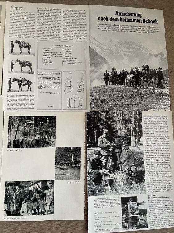 Schweizer Militär, Kavallerie,Brieftauben,Meldehunde,Saumtr. | Kaufen auf Ricardo