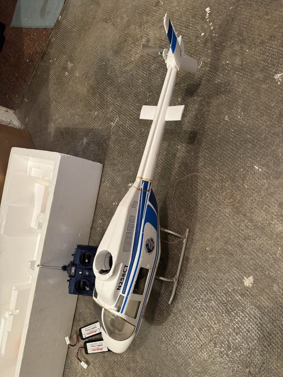 RC Helikopter Ikarus Eco 7 Bell Jet Ranger (Defekt) in Basel für CHF 5 ...