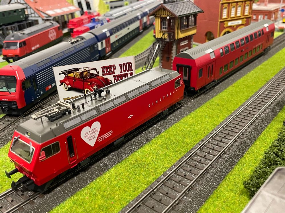 HAG + Fleischmann SZU S4 Zugkomposition h0 AC digital (Defekt) in ...