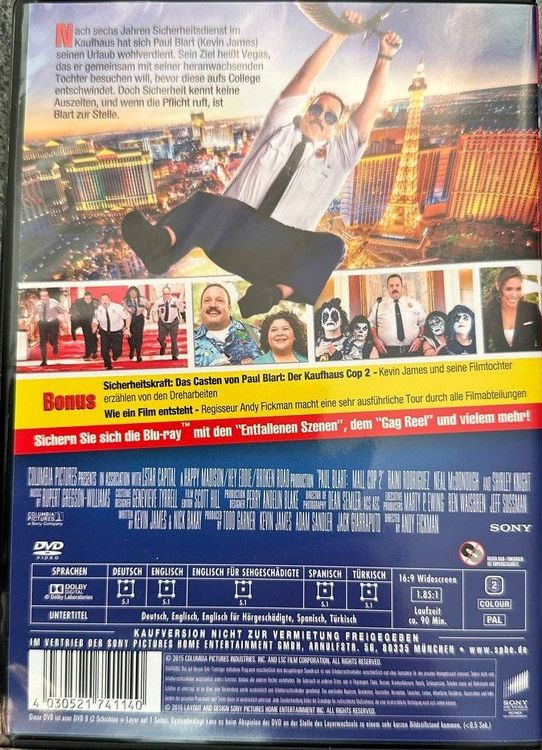 2 DVDs: Der Kaufhaus Cop 1&2, Kevin James (Gebraucht) in Beringen für ...