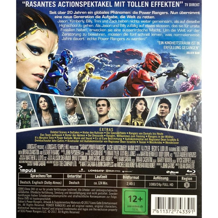 Power Rangers - Blu-ray | Kaufen auf Ricardo