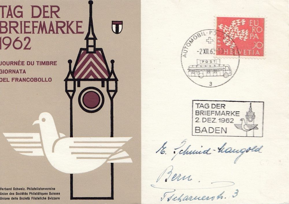 T.d.B.: Rarer Umschlag mit ZUDRUCK - selten (Gebraucht) in Luzern für CHF 31.5 – mit Lieferung ...