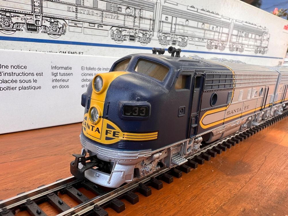 Diesellok 3-tlg. USA EMD F7 in Werkslackierung, Märklin 3349 (Neu ...