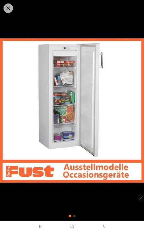 Tiefkühlschrank (Neu (gemäss Beschreibung)) in Brunnadern für CHF 150 – mit Lieferung auf ...