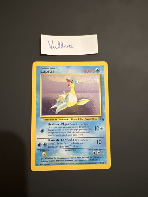 Carte Pokémon Lapras holo - Wizards Fossile | Kaufen auf Ricardo