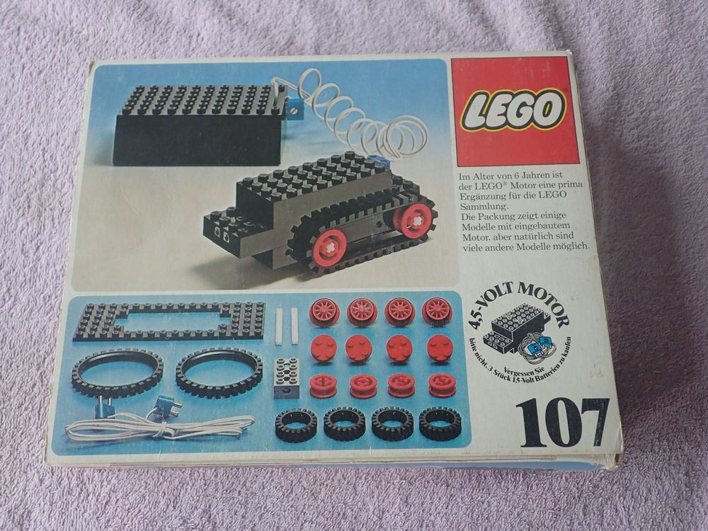 alter LEGO Motor im Originalkarton 107 (Gebraucht) in Geroldswil für ...