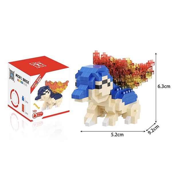 Pokémon „Feurigel“ (7.5cm) / Mini-Bausteine (Neu und originalverpackt ...
