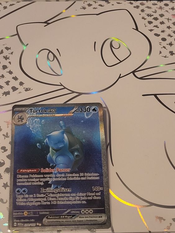 Pokemon Serie 151 Turtok ex Deutsch NEU | Kaufen auf Ricardo