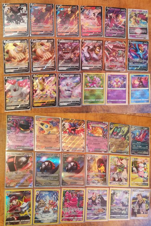 36 rare cards (V, Vstar, ex, Fullart, radiant) Pokémon TCG | Kaufen auf ...