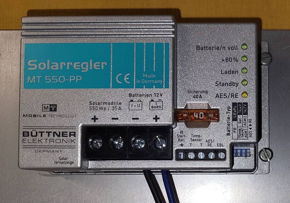 Solarregler MT 550-PP, 550 Wp / 35 A Büttner Elektronik | Kaufen auf Ricardo
