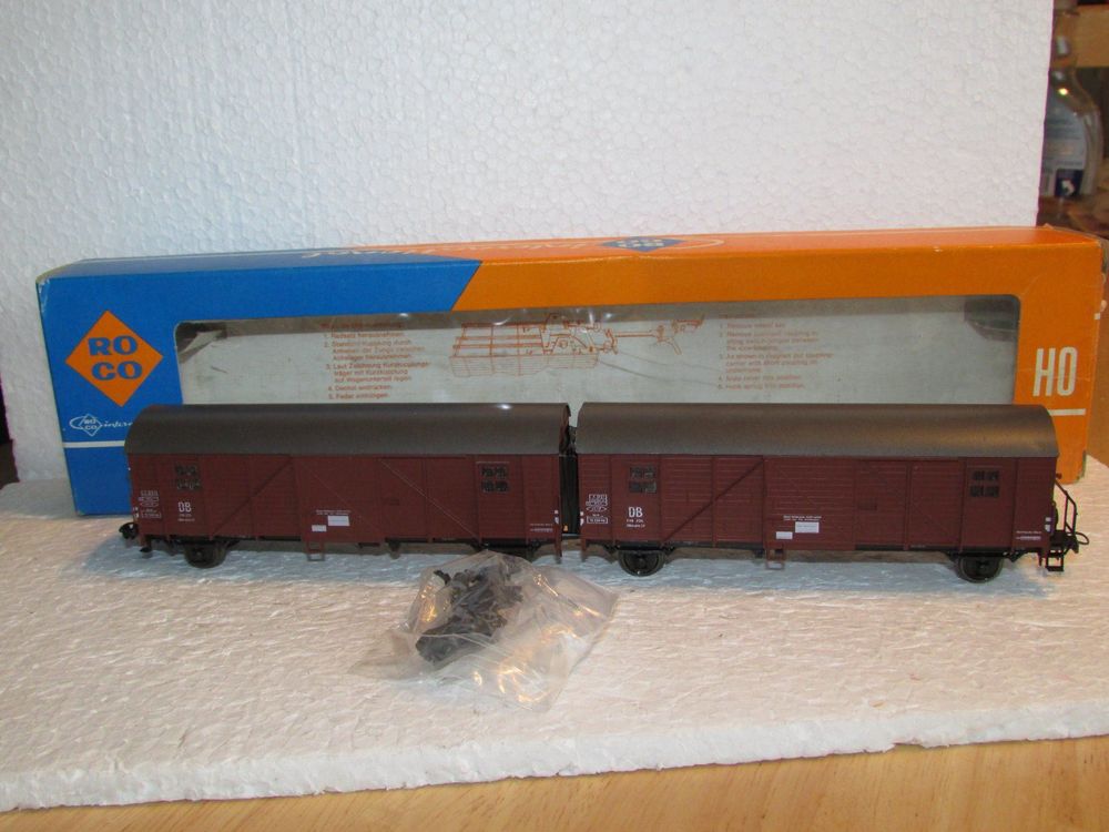 Roco 4328 Doppel Güterwagen, H0,GS,OVP (Neu (gemäss Beschreibung)) in ...