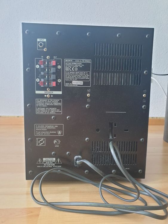 Sony SA-WM20 Subwoofer (Gebraucht) in Sursee für CHF 1 – nur Abholung ...