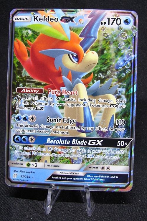 Pokemon Keldeo GX - English - Extrem selten / 18 | Kaufen auf Ricardo