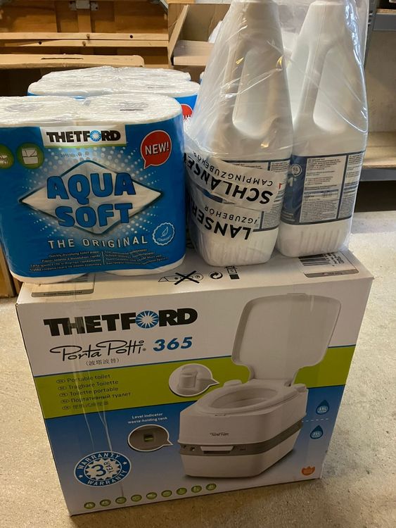 Thetford Porta Potti 365 Set mit Papier und Spülung (Neu und ...