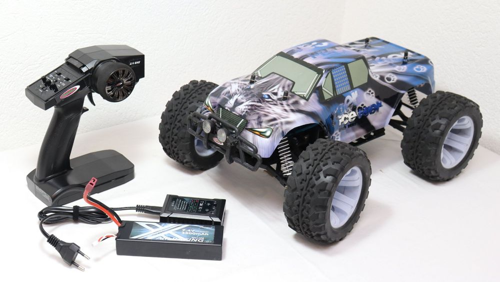Jamara Ice Tiger 4x4 RC Monstertruck 1:10 RTR Komplettset (Gebraucht ...