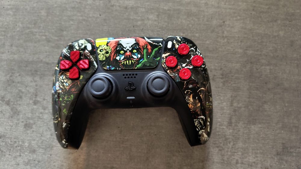 PS5 Controller Custom Horror Design - Top Zustand! (Neu (gemäss ...