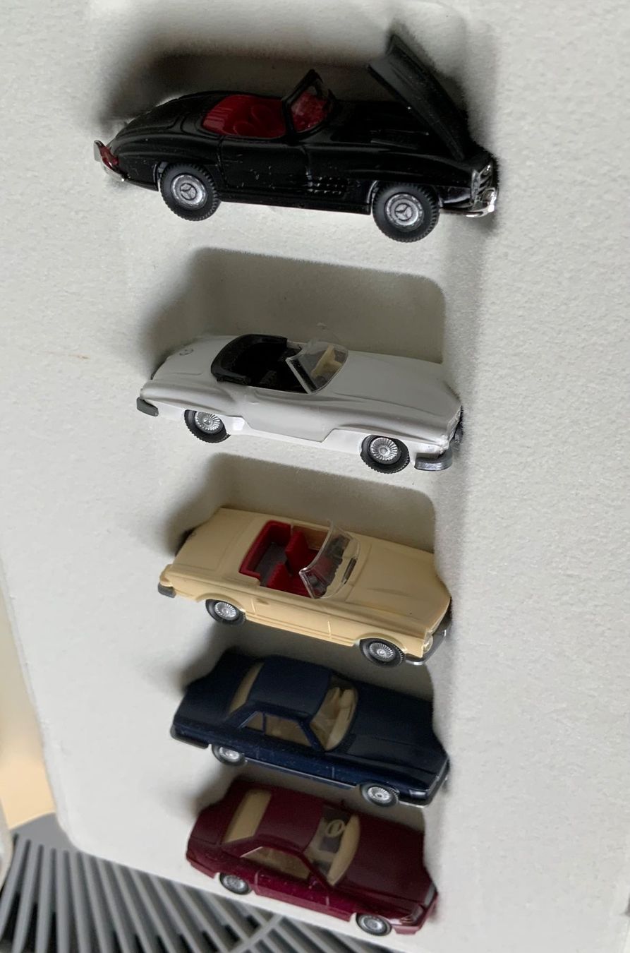 Mercedes SL, H0 1:87 Wiking 40 Jahre in SAMMLER Box (Gebraucht) in ...