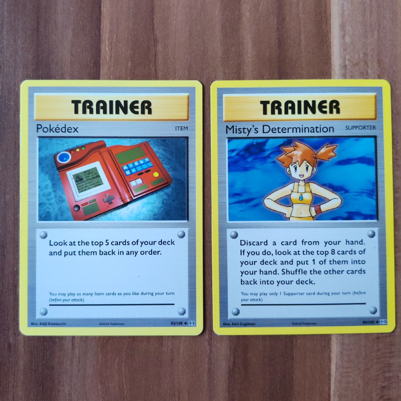 POKÉMON XY Evolutions ENG Trainer Misty Pokedex 80+82/108 (Gebraucht ...
