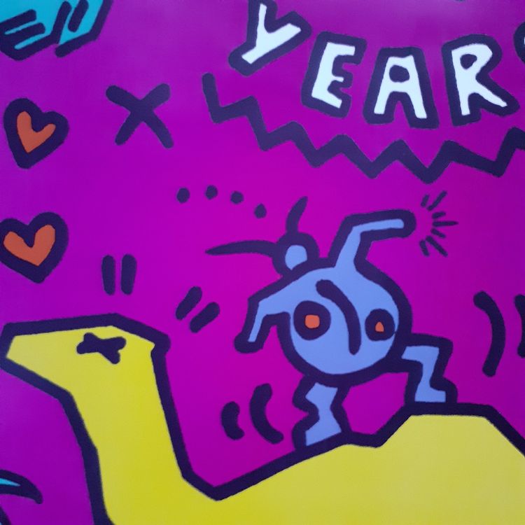 Plakat Camel Art N# 1 lim. Edition 1993 ähnl. Keith Haring (Neu (gemäss ...