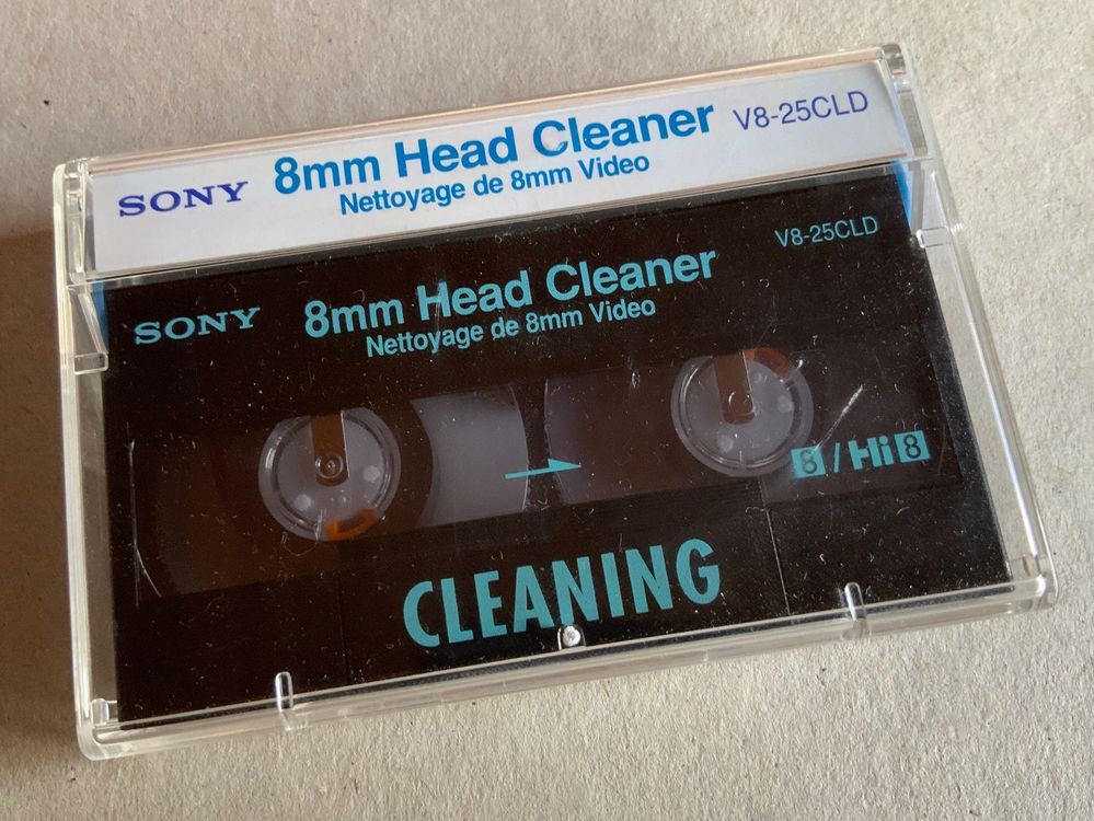 Sony Reinigungskassette für Hi8, Digital8 Video8 Camcorder (Gebraucht ...