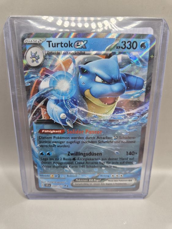 Pokémon Turtok EX 330 KP Full Art Karte selten (Neu (gemäss ...