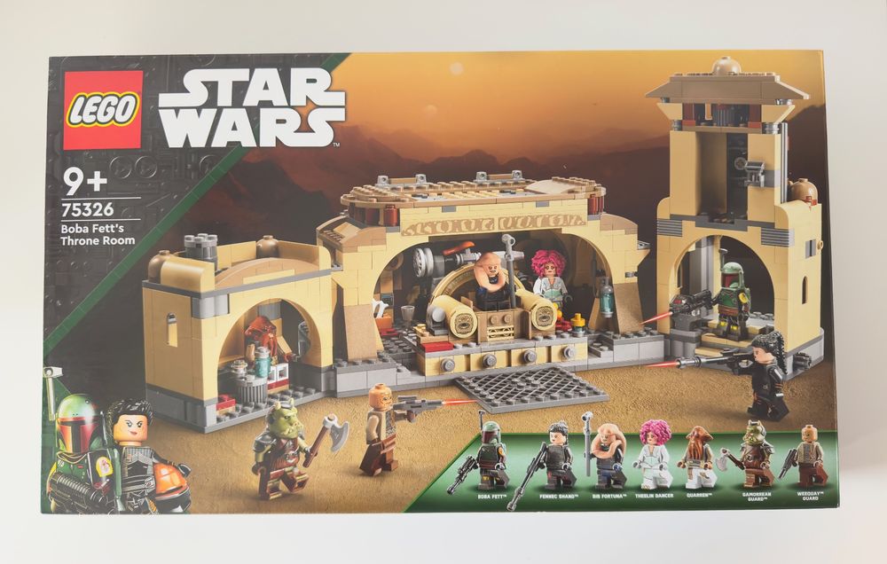 LEGO 75326 Star Wars La salle du trône de Boba Fett (Neu und ...