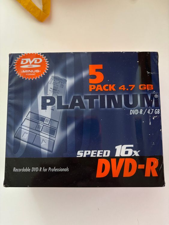 5 DVD-R Platinum Speed 16x 4.7GB (Gebraucht) in Münchwilen AG für CHF 1 ...